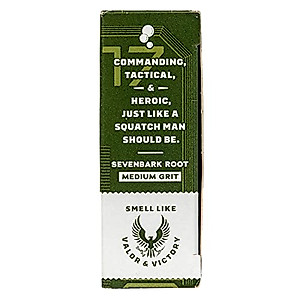 Dr. Squatch Spartan Scrub, 5 Ounce (Pack of 1), Green and Orange Swirl