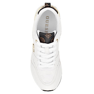 Guess Women's KADLIN Sneaker, White 140, 10