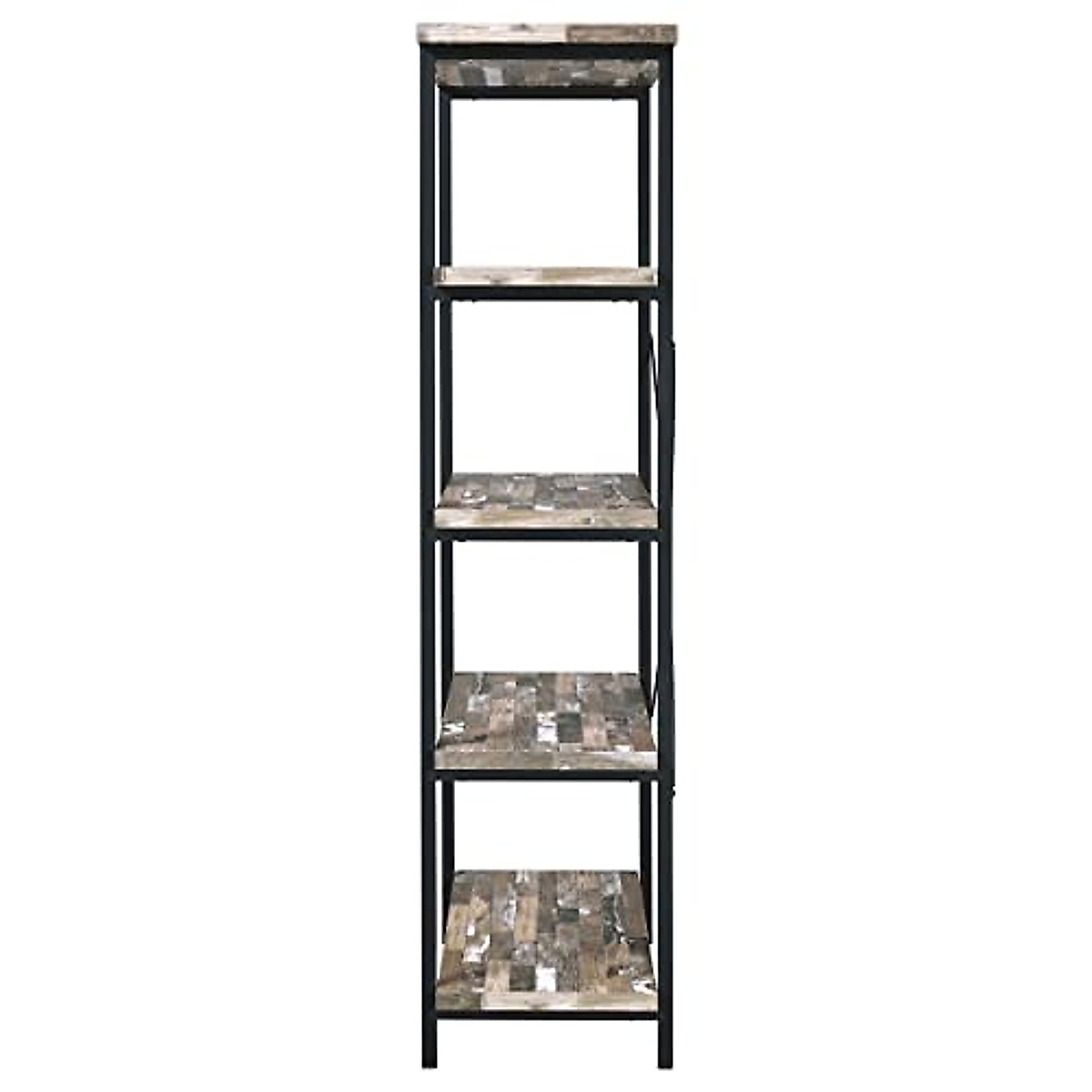 Coaster Furniture Bookcase Salvaged Cabin and Black 801552