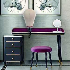 Wig Head Mannequin Head with Stand for Wigs Making 22 inch