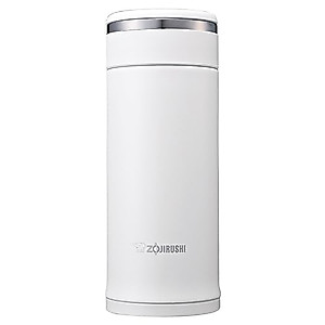 Zojirushi SM-JF36-WA Water Bottle, Stainless Steel Mug, Bottle, Direct Drinking, Lightweight, Cold Retention, 12.2 fl oz (360 ml), White