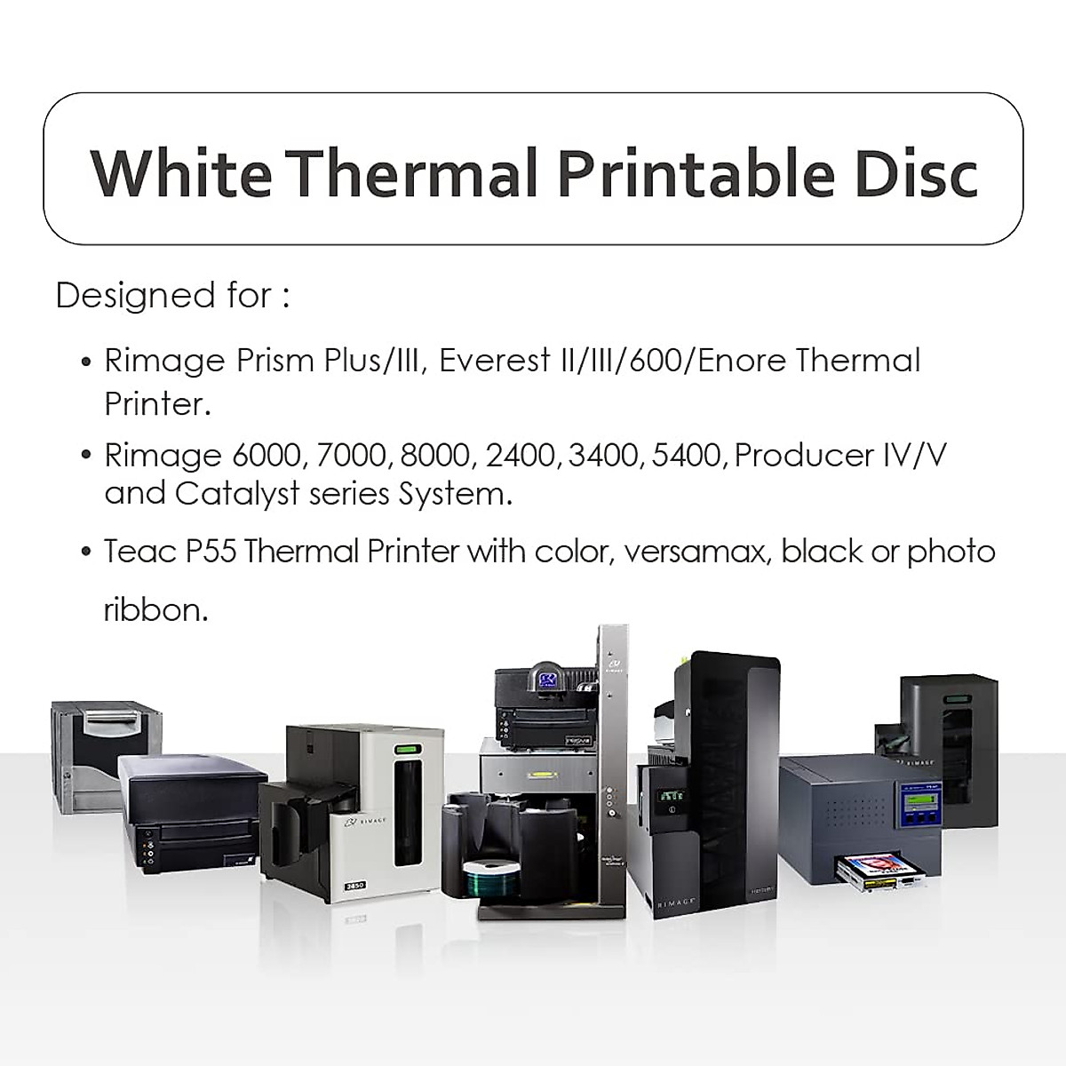 PlexDisc DVD+R 4.7GB 16X White Thermal Hub Printable - 100 Disc Spindle (FFP) - 63C-415-BX