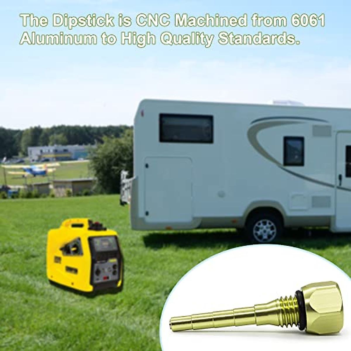 Generator Magnetic Oil Dipstick Compatible with Champion 2000/2500 Watt Inverter Generator,Magnetic Tip Oil Dipstick Dip Stick Parts