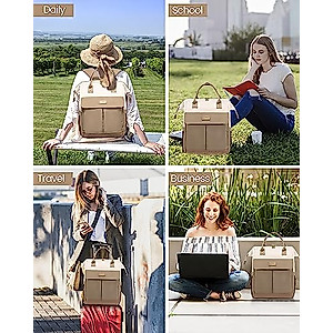 LOVEVOOK Laptop Backpack for Women,15.6 Inch Work Travel Backpack with Charging Port, Teacher Nurse Bag With Organizer Pouch Fashion Daypack Computer Backpack for Business College