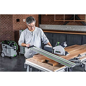 Festool 577664 Cordless Track Saw TSC 55 2x18V 5.0 Ah KEBI-F-Plus and 55-Inch Guide Rail