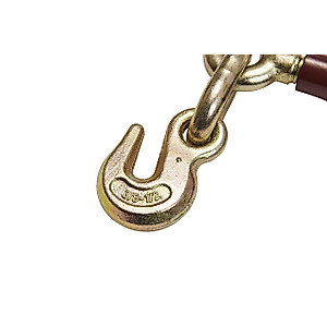 Mytee Products 4 Pack 3/8" - 1/2" Pro Heavy Duty Ratchet Load Chain Binder with with Grab Hooks - 12,000 Lbs Working Load Limit - Heavy Swaged Barrel Cold-Drawn Tubing for Increased Strength