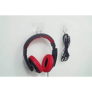 Cell Gel Mounts 6 Pack | Strong Hold Reusable Hook for Hanging | Transparent Reusable Self Adhesive Hook | Waterproof Heavy Duty (9 lb) | Hooks for Bathroom, Shower, Outdoor, Kitchen, and More