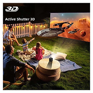 inBEKEA P19 3D 4K Cinema Home Theater 1080P Smart WIFI Video Outdoor LED DLP Mini Portable Pocket Projector