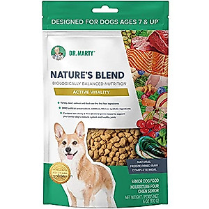 Dr. Marty Nature's Blend For Active Vitality Seniors Freeze Dried Raw Dog Food, 6 oz