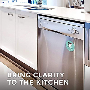 Large Dishwasher Magnet Clean Dirty Sign - Funny Design Magnets - Large, Strong, Cool Magnetic Gadgets for Kitchen Organization and Storage - Strong Double Sided Indicator (Cartoon Cat)