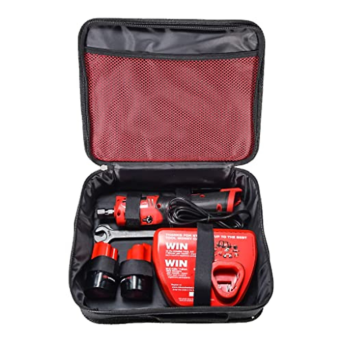 Milwaukee 2486-22 M12 FUEL 12V Straight DieGrinder Kit with (2) 2.0Ah Battery, Charger & Tool Bag