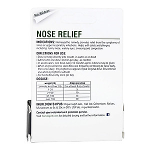 Dog Homeopet Nose Relief