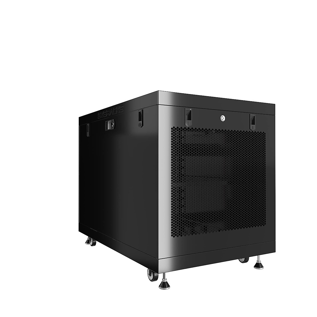 Sysracks 12U 35inch Deep Server Rack Cabinet It Enclosure Premium Series Data It Locking Under Desk Network Rack with Wheels PDU and Other Accessories