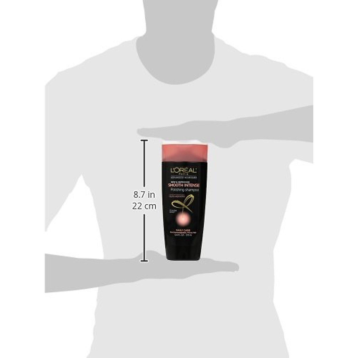 L'Oréal Paris Hair Expert Smooth Intense Polishing Shampoo, 12.6 fl. oz. (Packaging May Vary)