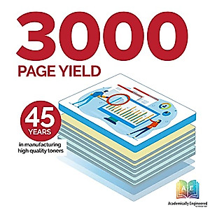 Professor Color Compatible Toner Cartridge Replacement for Xerox Phaser 3260 3260DI 3260DNI 3052, Xerox WorkCentre 3215 3215NI 3225 3225DNI | 106R02777 - High Yield 1 Pack (3,000 Pages)