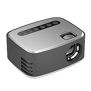 1920x1080p Portable Videop Projector, HD 1920x1080 Home Theater Portable LED Video Mini Projector 1080P HDMI USB Audio Portable Video Player for Headphone/computer/set top box(US)