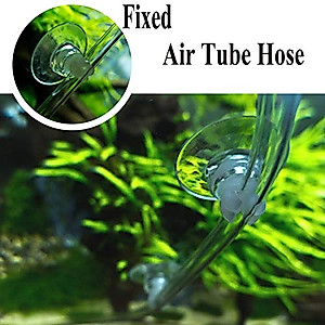 JZMYXA Aquarium Suction Cup Clips Air Tube Holders for Fish Tank,10 Pieces, Fit Tube/Lighting Wire Outer Diameter 0.2-0.23 Inch.