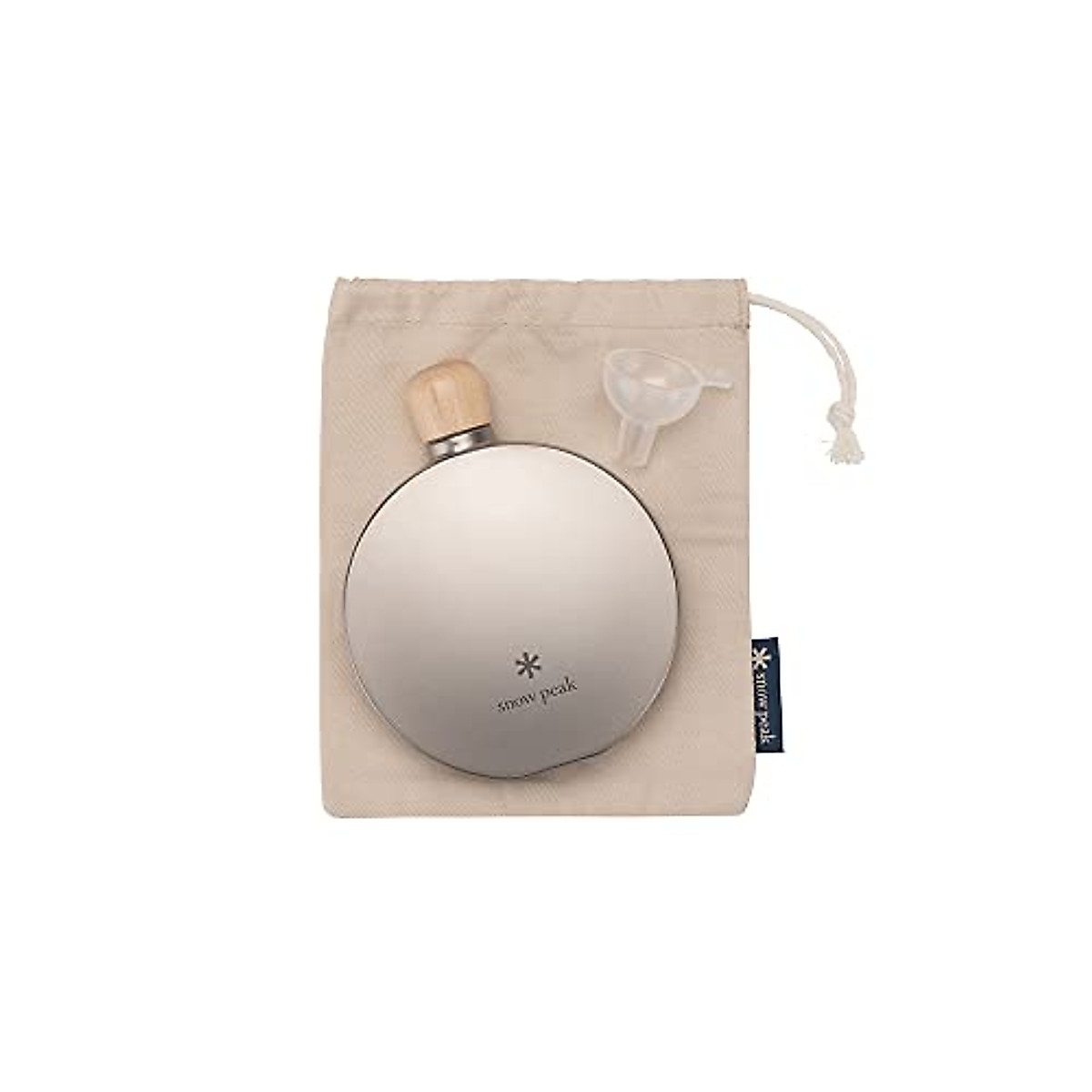 Snow Peak 5.0 Ounce Titanium Flask