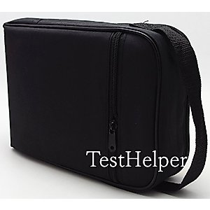 TestHelper KCH20 Big Size Soft Carrying Case Use For Handheld Multimeter,Phase Indicator,Thermometer, Calibrator,Clamp meter,Network,Process Meter, Combo Kit