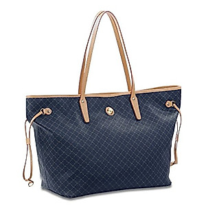 Rioni NEW NAVY Signature Handbag Tote STA20222M