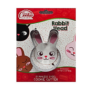 Sweet Cookie Crumbs Rabbit Head Cookie Cutter- Stainless Steel