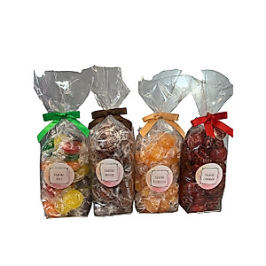 Sugar Free Candy Variety Gift Box – Sugar Free Hard Candy Bulk Candy Individually Wrapped 4 Assorted Flavor Bags