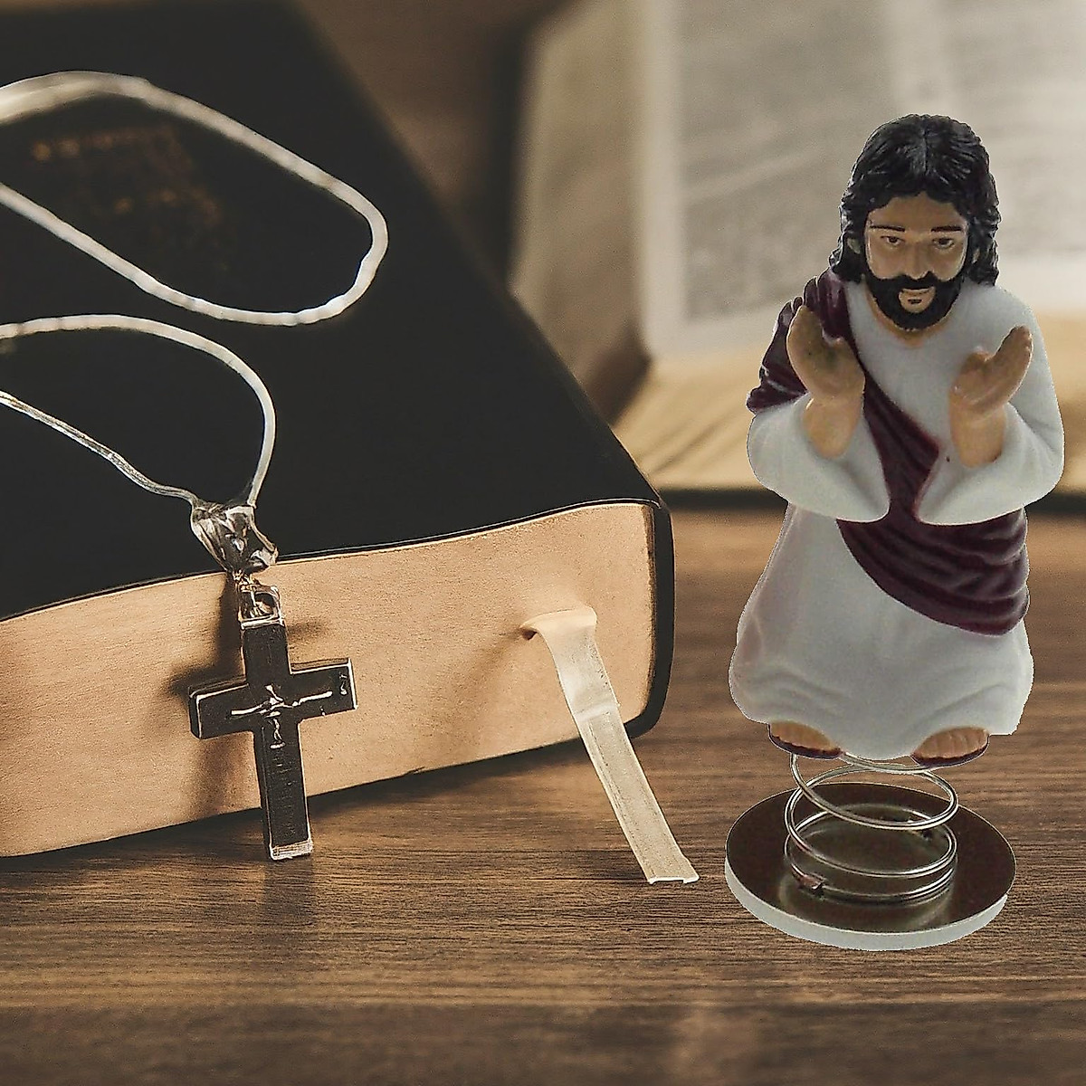 Hickoryville Dashboard Jesus Bundled with Jesus Bandages & a Gift Card