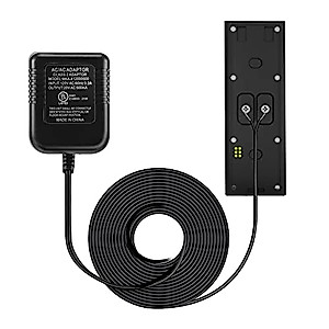 16-24Volt Transformer, C Wire Power Adapter Compatible with Eufy Video Doorbell, UL Certified 20VAC 500mA Transformer with 16.4 ft Cable Supply Power with Security Chime
