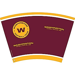 Tervis Made in USA Double Walled NFL Washington Insulated Tumbler Cup Keeps Drinks Cold & Hot, 24oz, Touchdown