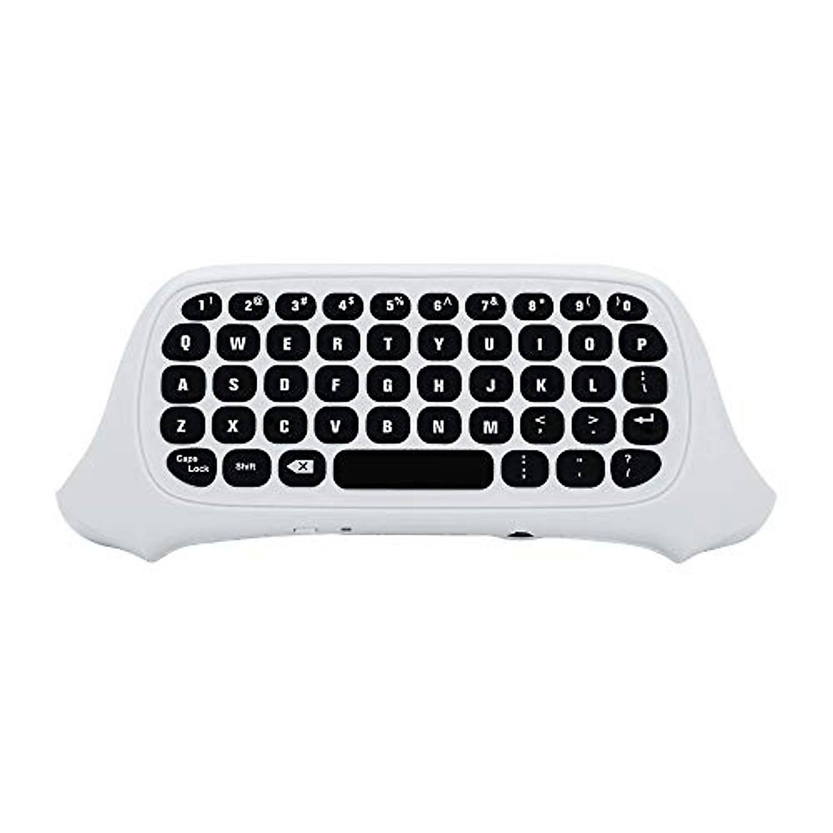 Mcbazel Mini Game Keyboard 2.4G Receiver Wireless Chatpad Message with 3.5MM Audio Jack for Xbox One/ Xbox One X/ Xbox One S/ Xbox Series X/ Xbox Series S - White