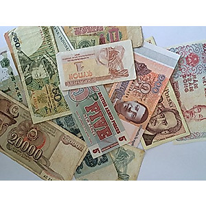 Lot of 18 Different Collectible Banknotes, Old and Uncirculated