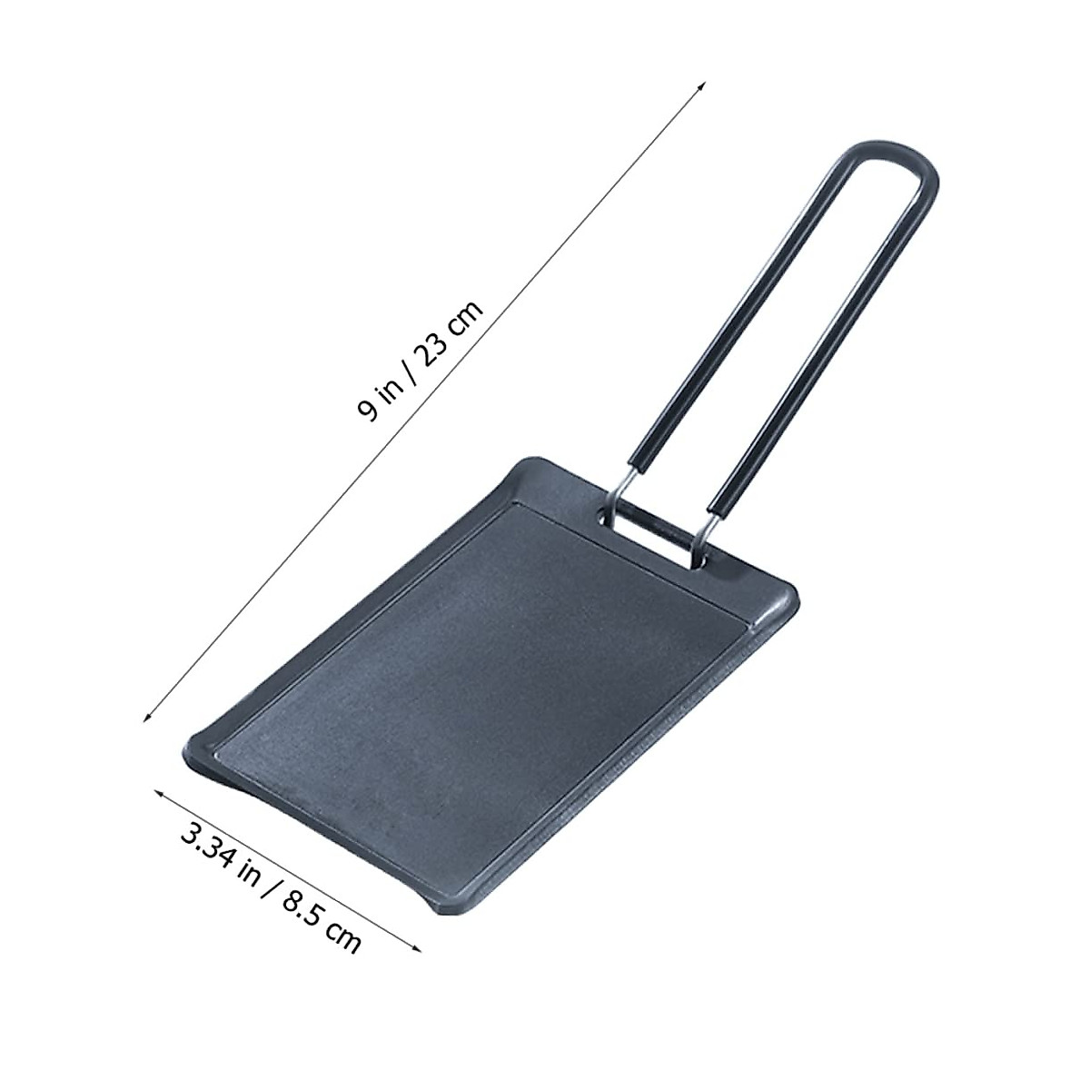 MUCKLILY Outdoor Camping Grill Pan Camping Cooking Accessories Camping Skillet Household Steak Plate Outdoor Grilled Plate Grilling Trays for Outdoor Grill Baking Tray Camping Supplies