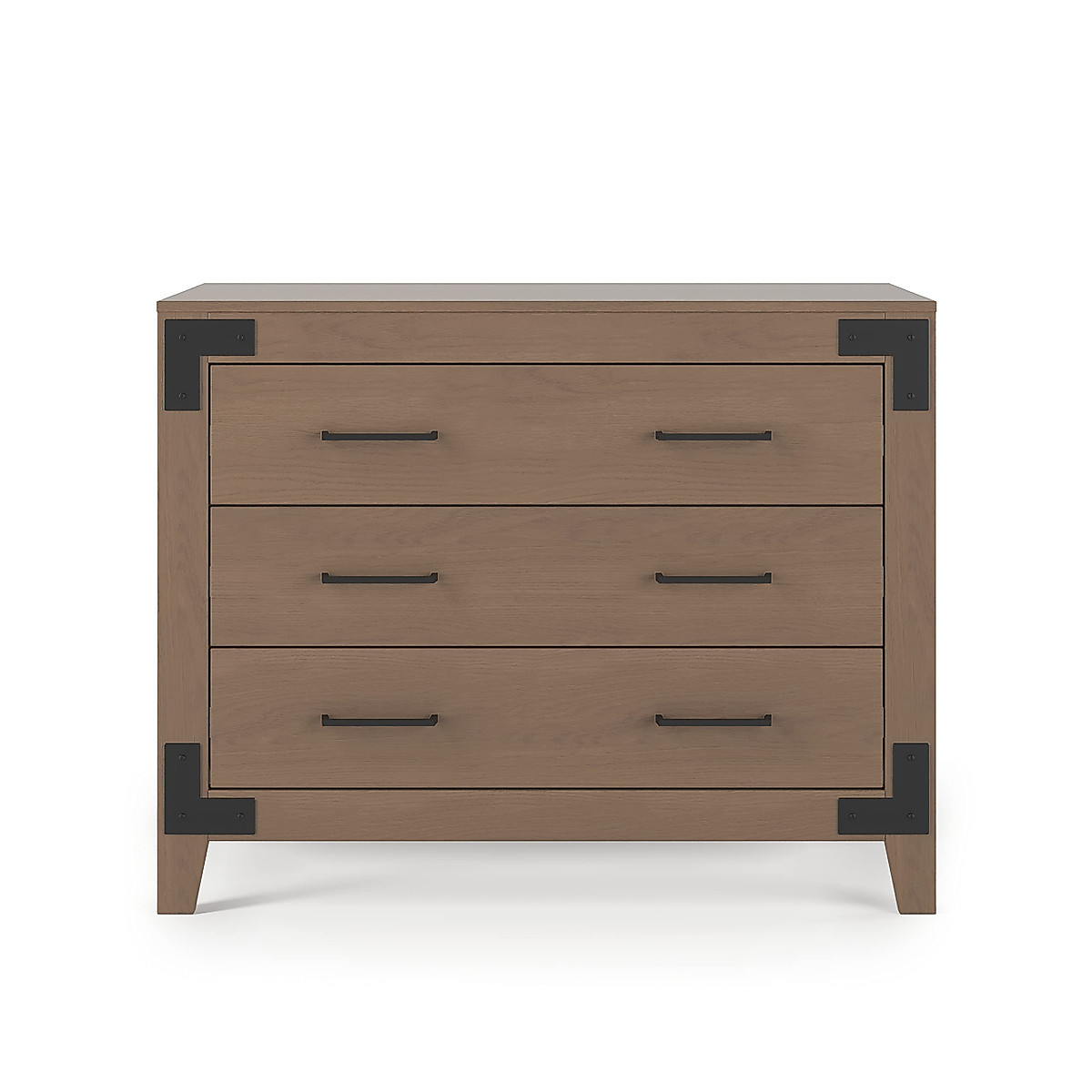 Child Craft Lucas 3 Drawer Dresser for Nursery or Bedroom, Plenty of Storage, Anti-Tip Kit Included to Prevent Tipping, Non-Toxic, Baby Safe Finish (Dusty Heather)