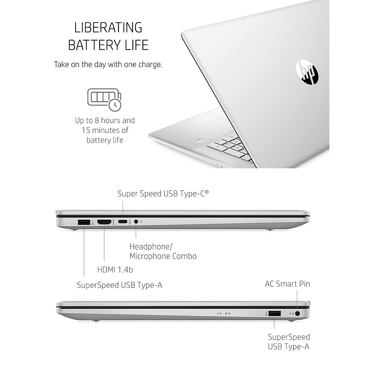 HP 17 Laptop PC, 11th Gen Intel Core i5-1155G7, 8 GB RAM, 512 GB SSD Storage, 17.3-inch Full HD IPS Display, Windows 11 Home, Anti-Glare Screen, Long Battery Life, Webcam & Mics (17-cn1020nr, 2021)