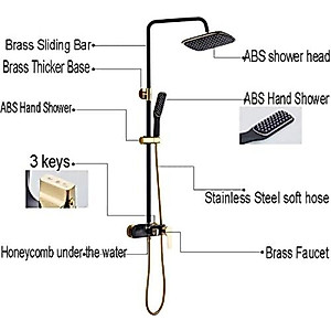 Toilet Shower Kit Gold Shower Faucet Bronze Black Shower Faucets Best Gift For New Home Decoration Bathtub Faucet