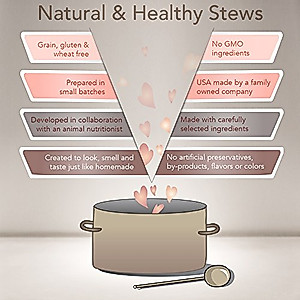 Caru Classics Chicken Stew for Dogs, Natural Adult Wet Dog Food With Added Vitamins & Minerals, Free From Grain, Wheat And Gluten (Case of 12)