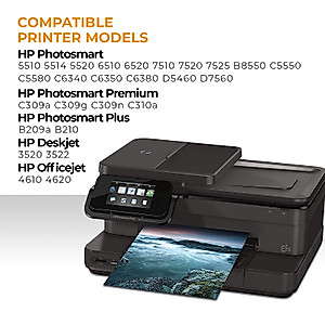 PRETINK Compatible Ink Cartridge Replacement for HP 564XL 564 XL Compatible with DeskJet 3520 3522 Officejet 4620 Photosmart 5520 6510 6520 7520 7525 Printer Tray (Black Cyan Magenta Yellow)