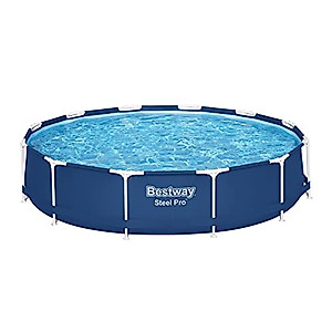 Bestway Steel Pro 12' x 30" Round Above Ground Pool Set | Includes 330gal Filter Pump
