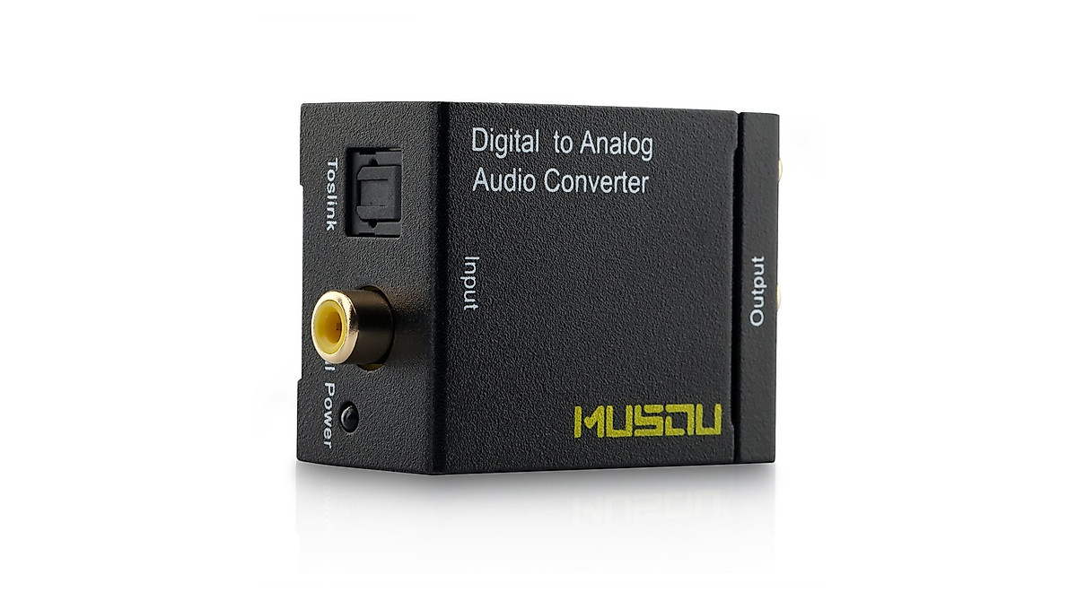 Musou Coax to Analog RCA Converter - Easy Audio Setup