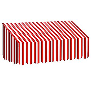 Teacher Created Resources Red and White Stripes Awning (77165) 24x12.5 in