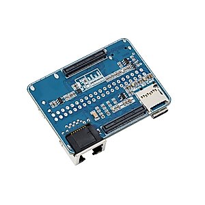 Nano Base Board (B) for Raspberry Pi Compute Module 4, Same Size as CM4, with Standard CM4 Socket, Raspberry Pi 40PIN GPIO, Gigabit Ethernet, USB2.0, DSI, CSI, HDMI, 3.5mm Audio Jack etc.