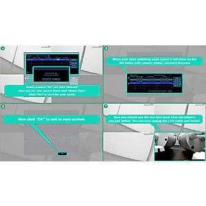 Crystal Vision CVT-3010W 720P Wireless Replacement Camera (Ethernet Type) for CVT9604E/CVT9608E