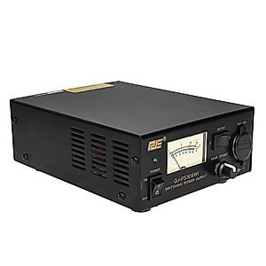 Universal Compact Ham Radio Power Supply 30A DC 13.8V Fixed Output-Noise Offset Home Lab Bench top Converter for Mobile Transceiver, Switching Power Supply with Display for AnyTone & TYT Radio