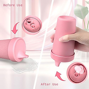 AVAIDave Silicone Replacement Valves for No Spill Cups 10 Oz, Reusable Replacement Valves for Sippy Cups,Dishwasher/Microwave Safe, One piece 6 Packs