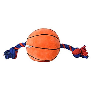 LOONEY TUNES Space Jam 2: Basketball Rope Pull Dog Toy | Fun and Cute Dog Toy Officially Licensed by Warner Bros Space Jam | Large Dogg Chew Toy, 12 in