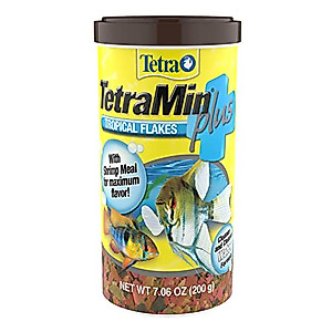 Aqua-Tech EZ-Change Aquarium Filter Cartridge (EZ #3-6 Pack) & TetraMin Plus Tropical Flakes, Cleaner and Clearer Water Formula