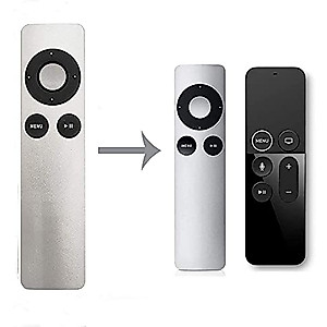 Replacement Remote Control for APPLE TV MC377LL/A 1st 2nd 3rd 4th Generation, A1294 A1218/MA711 A1378/MC572 A1427/MD199 A1625/MGY52/MLNC2 A1842/MQD22/MP7P2 Apple TV MC377LL/A MM4T2AM/A Remote Control