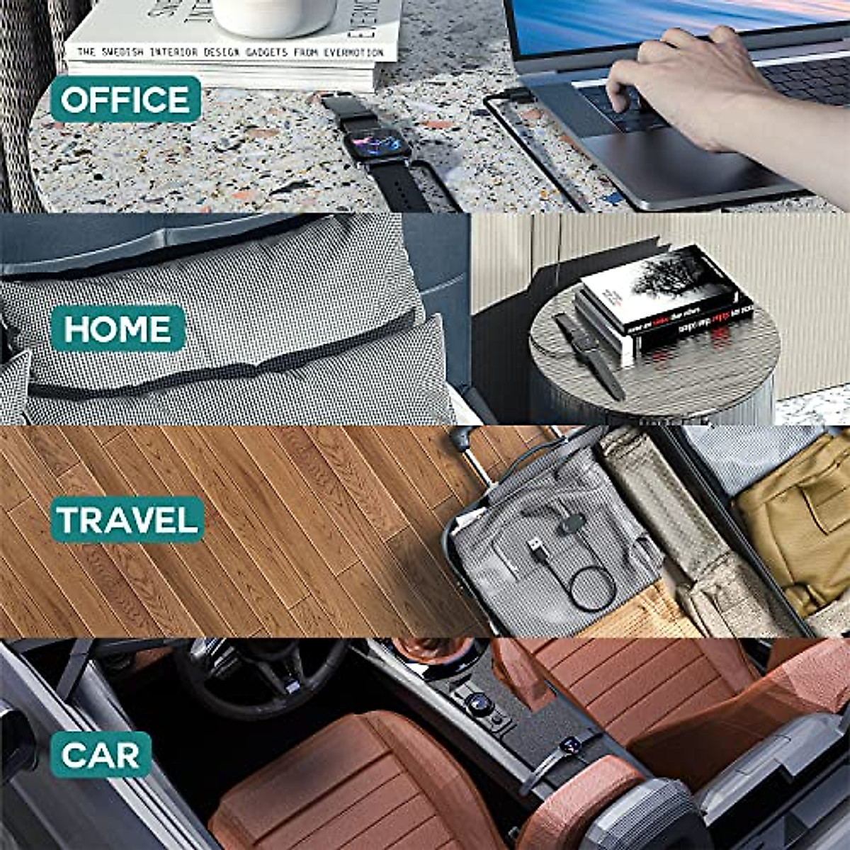 TUSITA Charger Compatible with Amazfit GTR 4, GTR 3, GTR 3 Pro, GTS 3, GTS 4, T-Rex 2 (1M,2-Pack)