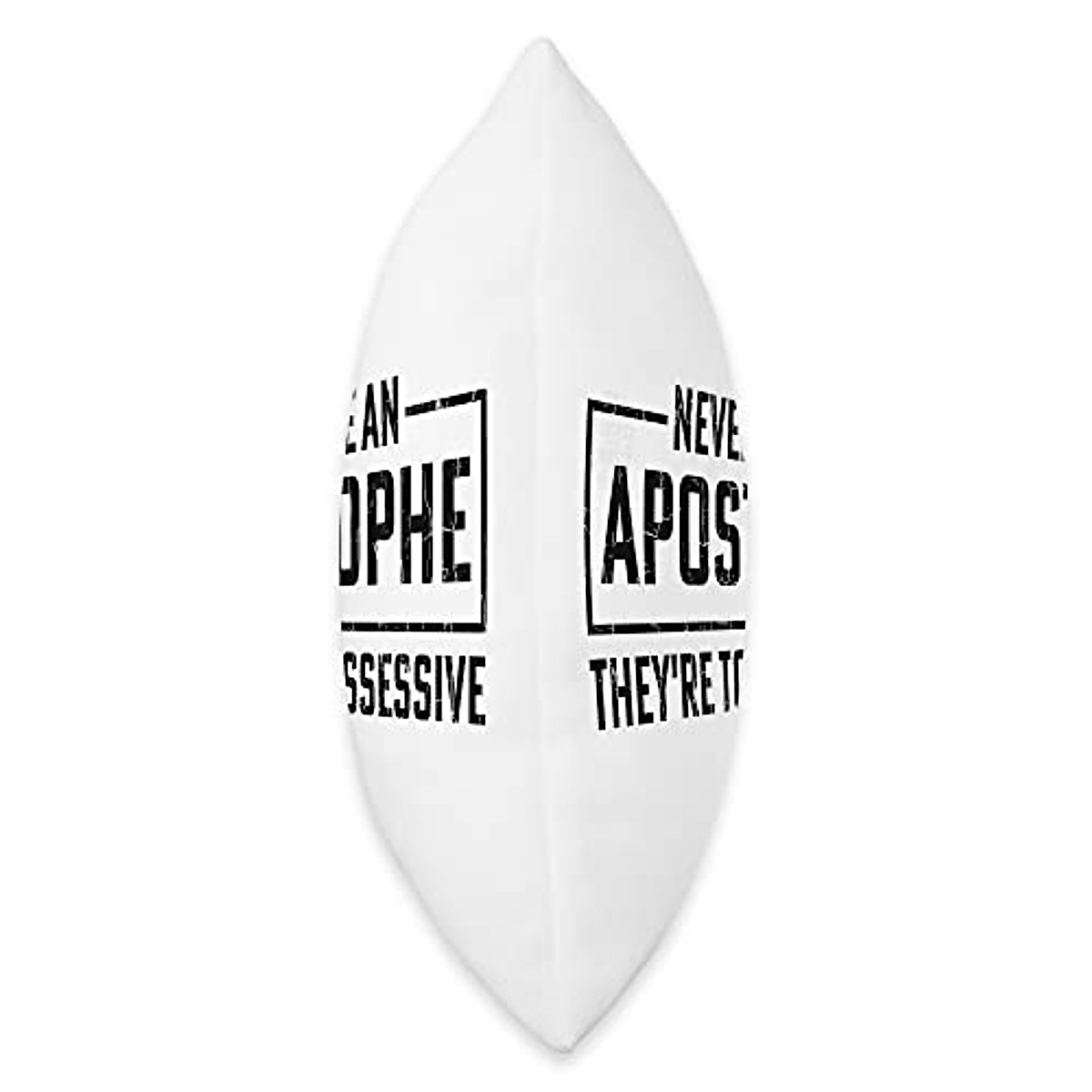 Funny English Apostrophe Graphic & More English Apostrophe Funny Language Teacher Teaching Graphic Throw Pillow, 18x18, Multicolor