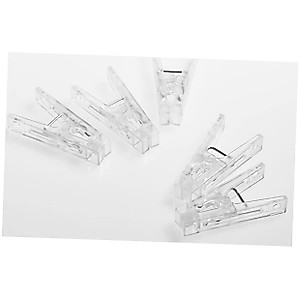 Ciieeo 20 Pcs Clothespins for Laundry Heavy Duty Clothes Pin Clothes Rack Heavy Duty Clear Hangers Clothes Pegs Heavy Duty Hangers for Clothes Clothing Clamp Clothes-peg Small